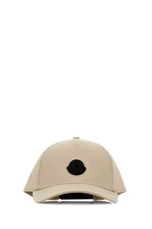 Moncler Baseball Cap In Cotton - Brown
