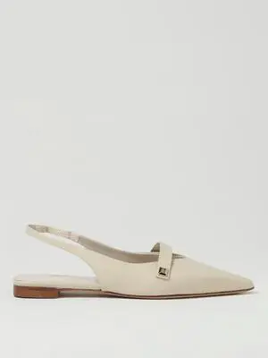 Max Mara Slingback Flats - Cream