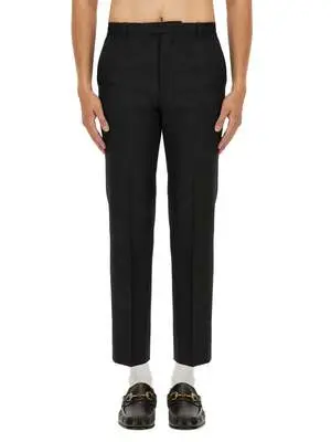 Gucci Wool Blend Twill Tailored Pants
