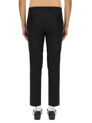 Gucci Wool Blend Twill Tailored Pants