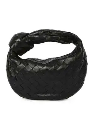 Bottega Veneta Mini Jodie Bag In Black Nappa Leather - Multicolor