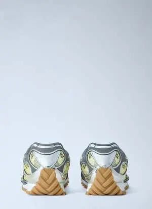 Bottega Veneta Orbit Sneakers With Mesh Detail - Yellow