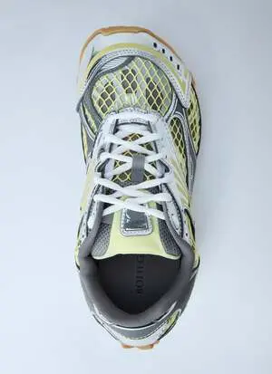 Bottega Veneta Orbit Sneakers With Mesh Detail - Yellow