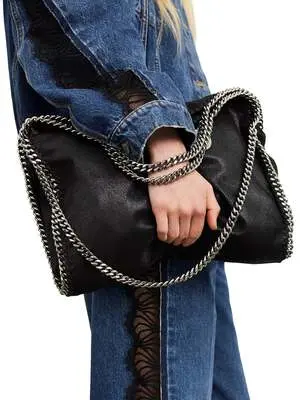 Stella McCartney Falabella Foldable Tote - Black