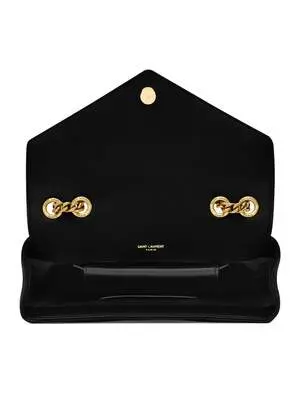 Saint Laurent Loulou Small Leather Bag - Black