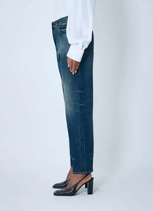 Prada Relaxed Fit Distressed Denim Jeans