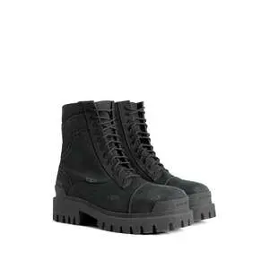 Balenciaga Leather Buckled Clogs