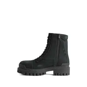Balenciaga Leather Buckled Clogs