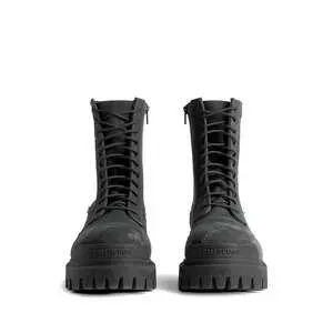 Balenciaga Leather Buckled Clogs