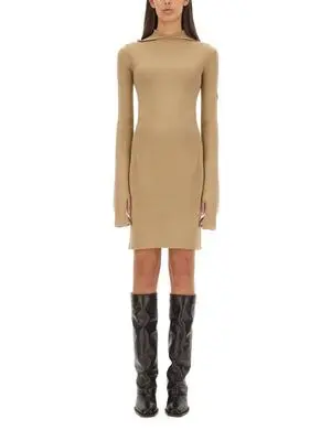 Fendi FENDI Wool And Silk Dress Multicolor