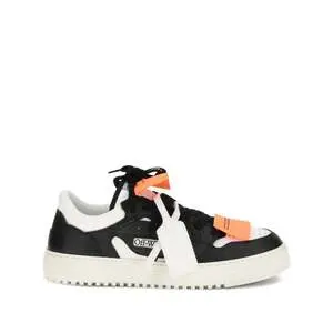 Off-White And White Arrow Motif Lace-up Low-top Sneakers