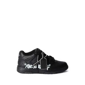 Off-White And White Arrow Motif Lace-up Low-top Sneakers - Black