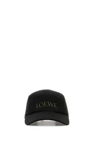 Loewe Baseball Cap With Embroidered Logo - Black