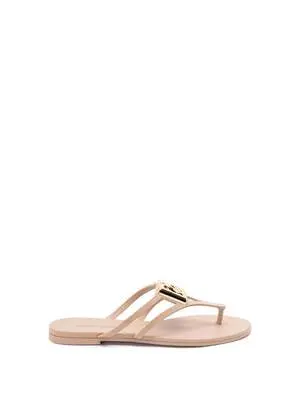 Dolce & Gabbana Rubber Flip Flops With Dg Logo Detail