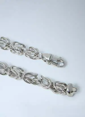 TOTEME Byzantine Link Statement Collar Necklace