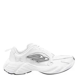 Balenciaga Monday Lace-up Leather Sneakers - White