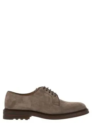 Brunello Cucinelli Suede Derby Shoes - Multicolor