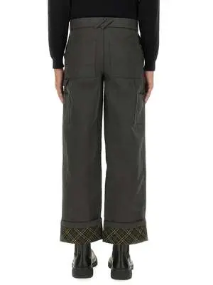 Burberry Carpenter Pants 100% Cotton, Made In Italy