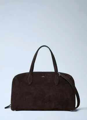 TOTEME Suede Day Tote Bag - Brown