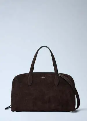 TOTEME Suede Day Tote Bag - Brown