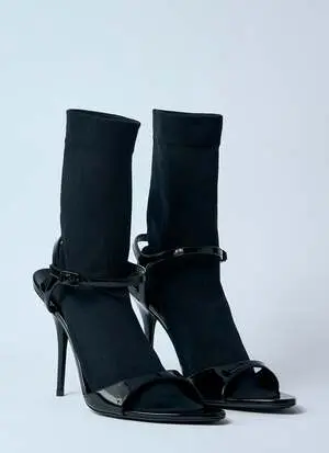 Balenciaga Avenue Sock 110mm Heel Sandals