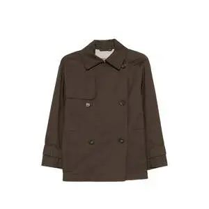 Max Mara Double-breasted Peacoat - Green