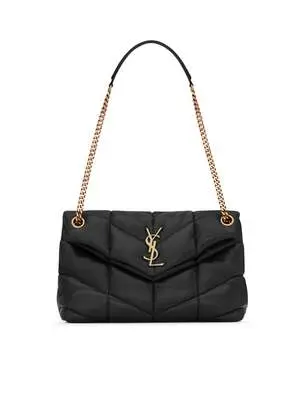 Saint Laurent Small Puffer Bag - Black