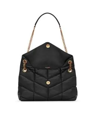 Saint Laurent Small Puffer Bag - Black