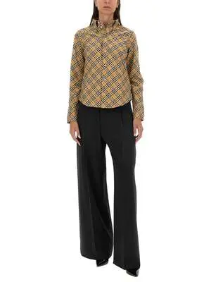 Burberry Slim Fit Cotton Check Shirt - Multicolor