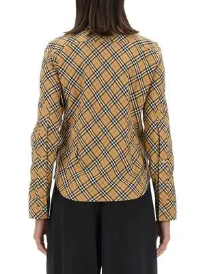 Burberry Slim Fit Cotton Check Shirt - Multicolor