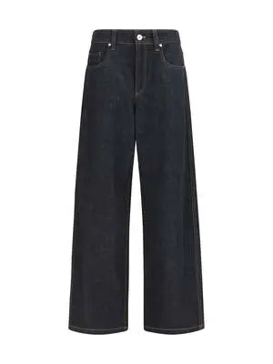 Brunello Cucinelli Straight-leg Denim Jeans - Blue