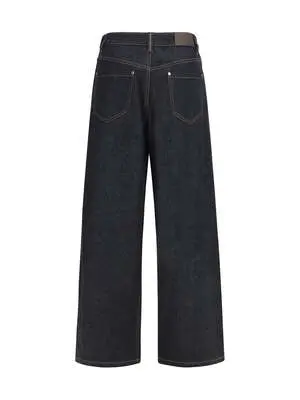 Brunello Cucinelli Straight-leg Denim Jeans - Blue