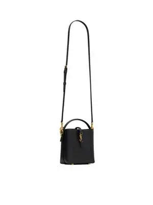 Saint Laurent Le 37 Mini Bag In Polished Leather