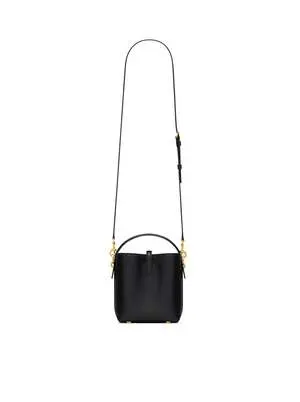 Saint Laurent Le 37 Mini Bag In Polished Leather