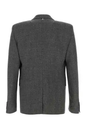 Alexander McQueen Embroidered Glencheck Blazer