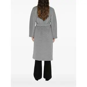 Max Mara Double-breasted Belted Coat - Gray
