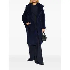 Max Mara Fitted Double-breasted Jacket With Gold-tone Buttons - Blue