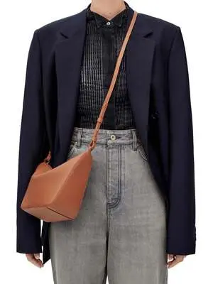 Loewe Classic Calfskin Mini Hammock Hobo Bag - Tan