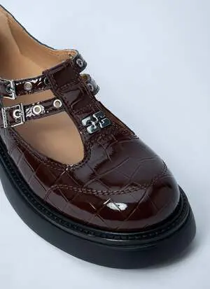 GANNI Butterfly Mary Jane Shoes