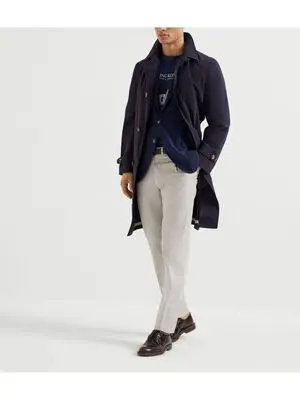Brunello Cucinelli Cotton Trousers - Multicolor