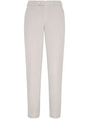 Brunello Cucinelli Cotton Trousers - Multicolor