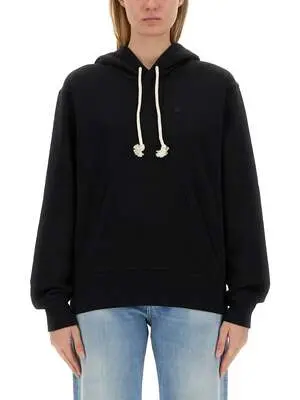 Acne Studios Face Patch Hoodie - Black