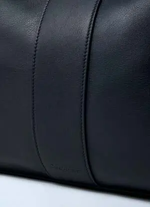 Saint Laurent Large Y-shaped Leather Tote Bag - Black