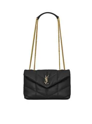 Saint Laurent Quilted Lambskin Mini Bag