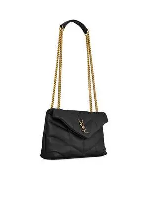 Saint Laurent Quilted Lambskin Mini Bag