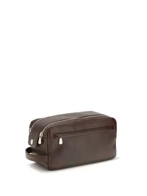 Brunello Cucinelli Leather Beauty Case