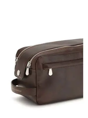 Brunello Cucinelli Leather Beauty Case