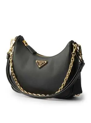 Prada Re-edition Mini Bag In Saffiano Leather - Black