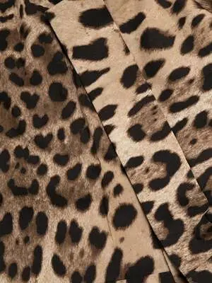 Dolce & Gabbana Leopard Print Cotton Shorts - Multicolor