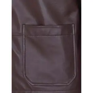 Loewe Leather Workwear Jacket - Brown